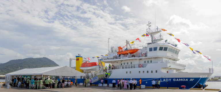 Launching Ceremony of MV Lady Samoa IV – The Independent State of Samoa