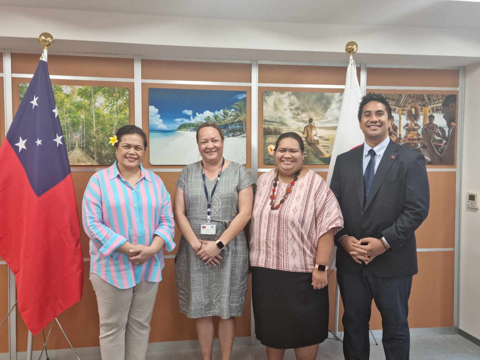 Visit to the Embassy by Samoan JICA Trainees – The Independent State of ...