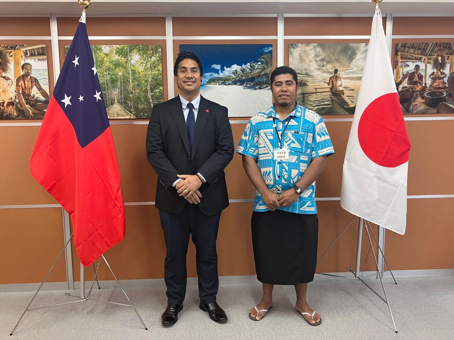 Visit to the Embassy by Samoan JICA Trainees – The Independent State of ...